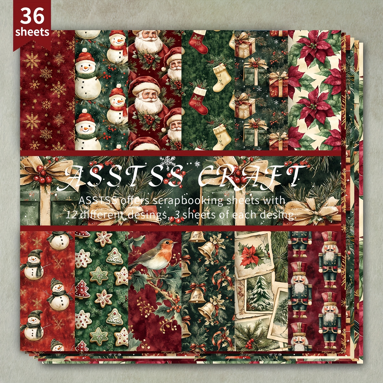 Christmas Backing Papers