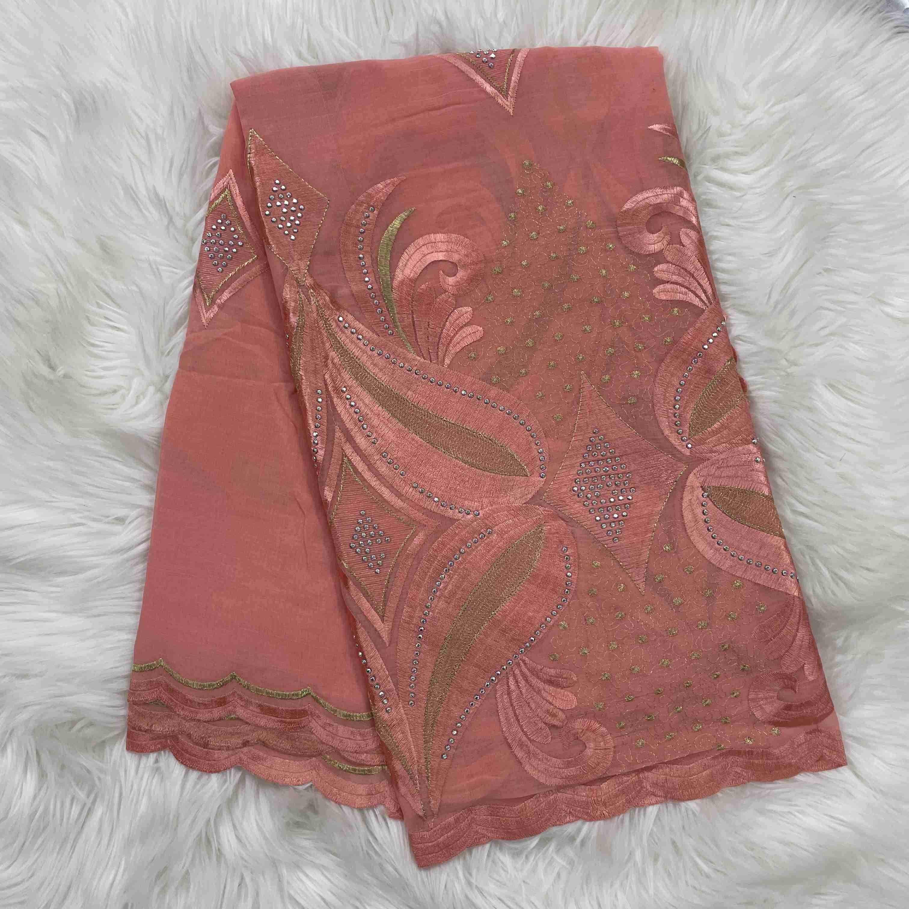 Embroidered Chiffon Dubai Scarf Muslim Women Islamic Hijab - Temu