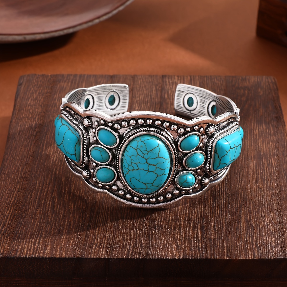 bracelets turquoise sold on Temu United States