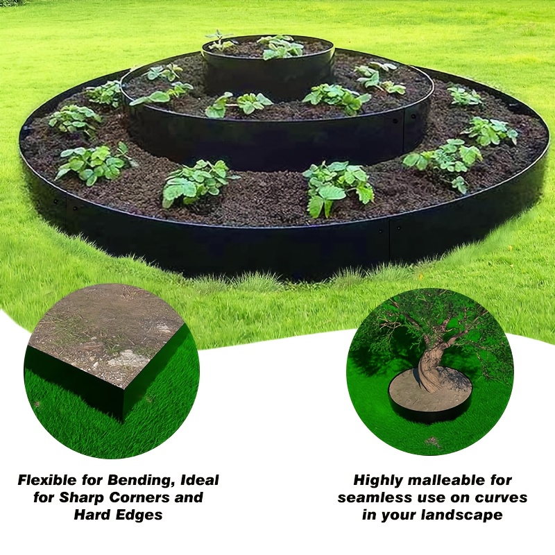 garden metal edging sold on Temu United States
