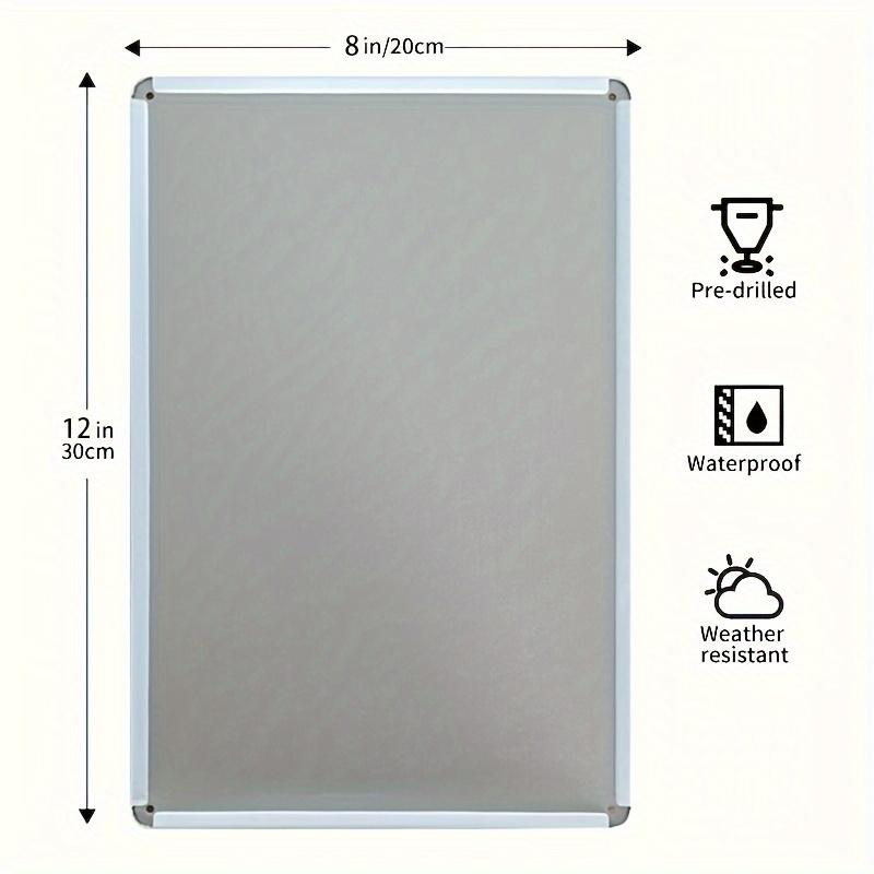 Iron Flip Chart Uv Print Durable Wall Art Pre drilled - Temu