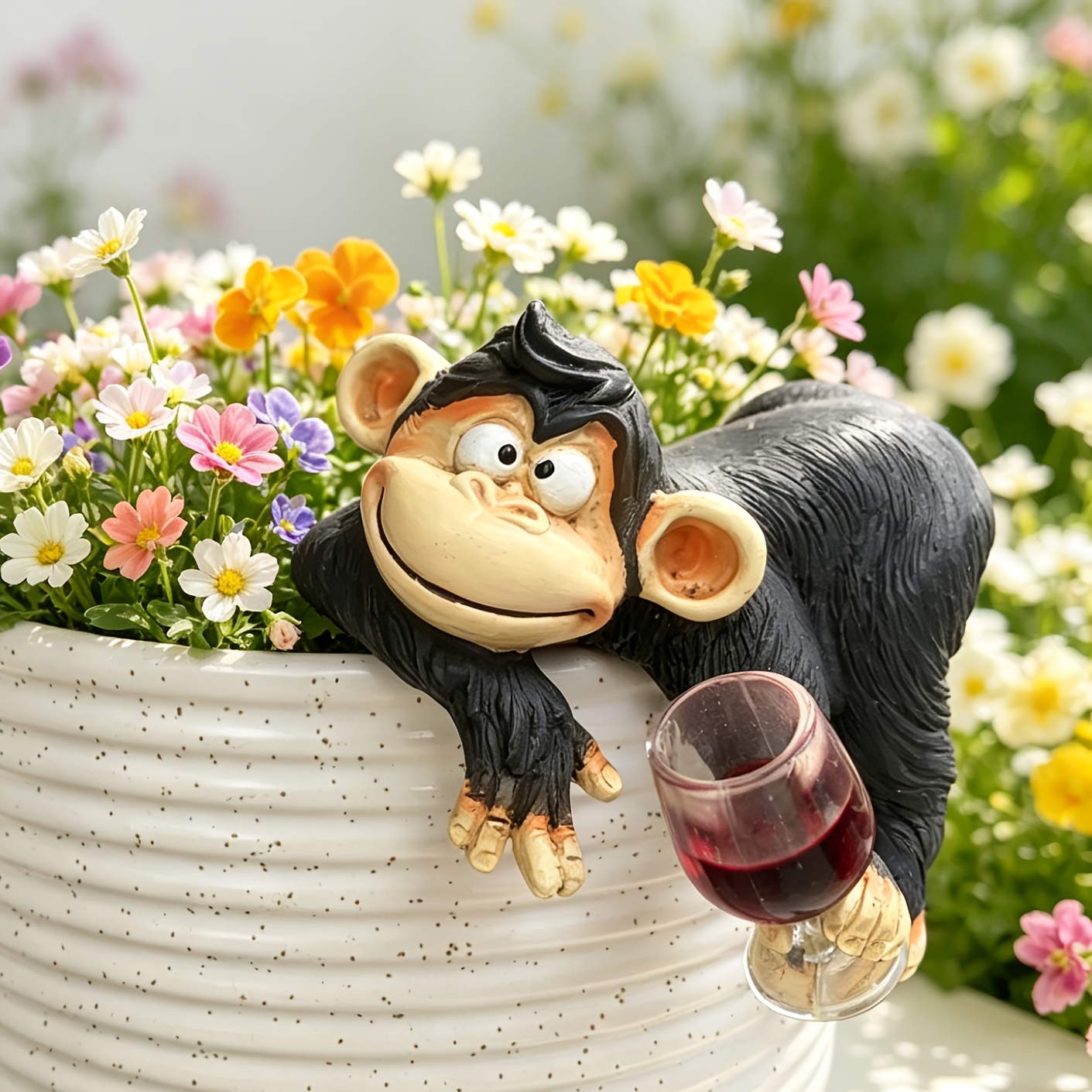 gorilla garden statue sold on Temu United States