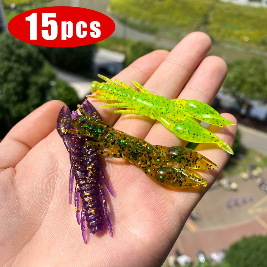 Soft Plastic Lobster Fishing Lures Floating Craw Shrimp - Temu
