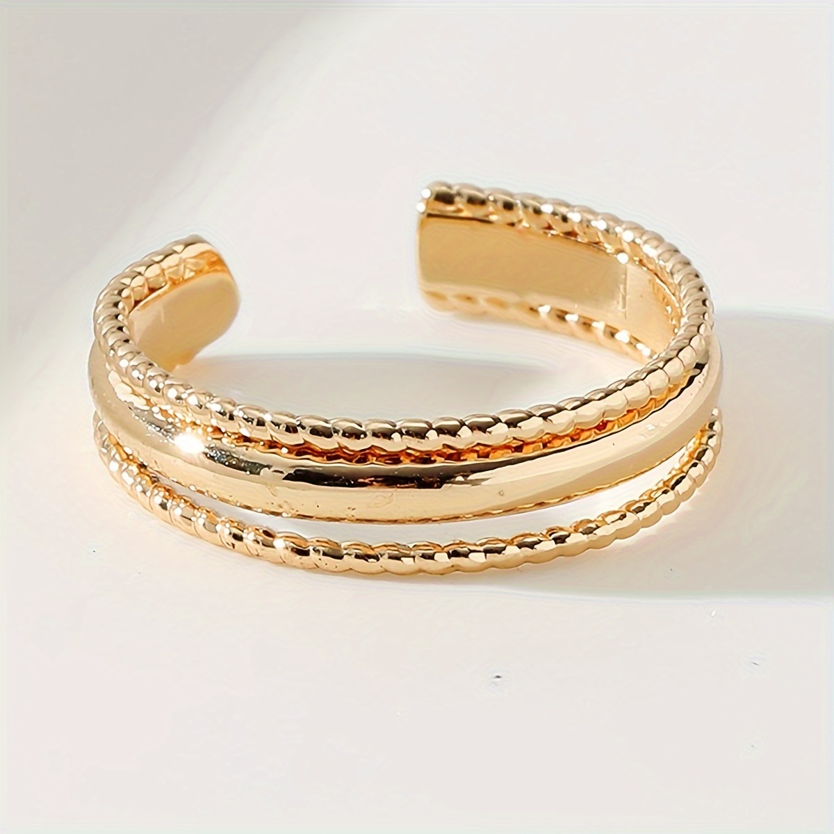 Simple Toe Ring Copper Jewelry Elegant Leisure Style - Temu United Kingdom