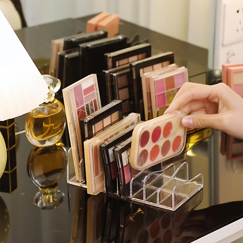 1pc Transparent Makeup Eyeshadow Storage Box Vanity Cosmetic - Temu ...