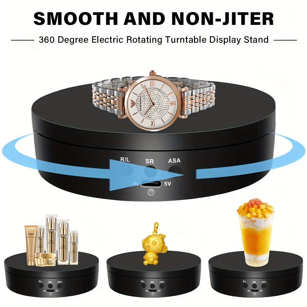 rotating display stand sold on Temu Canada