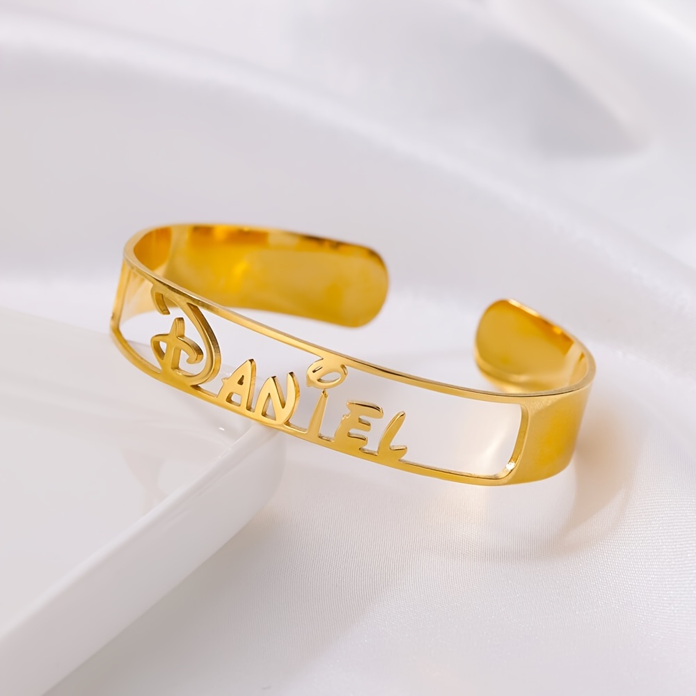 Customized Unique Cuff Bangle Hand Jewelry Accessories Men - Temu ...