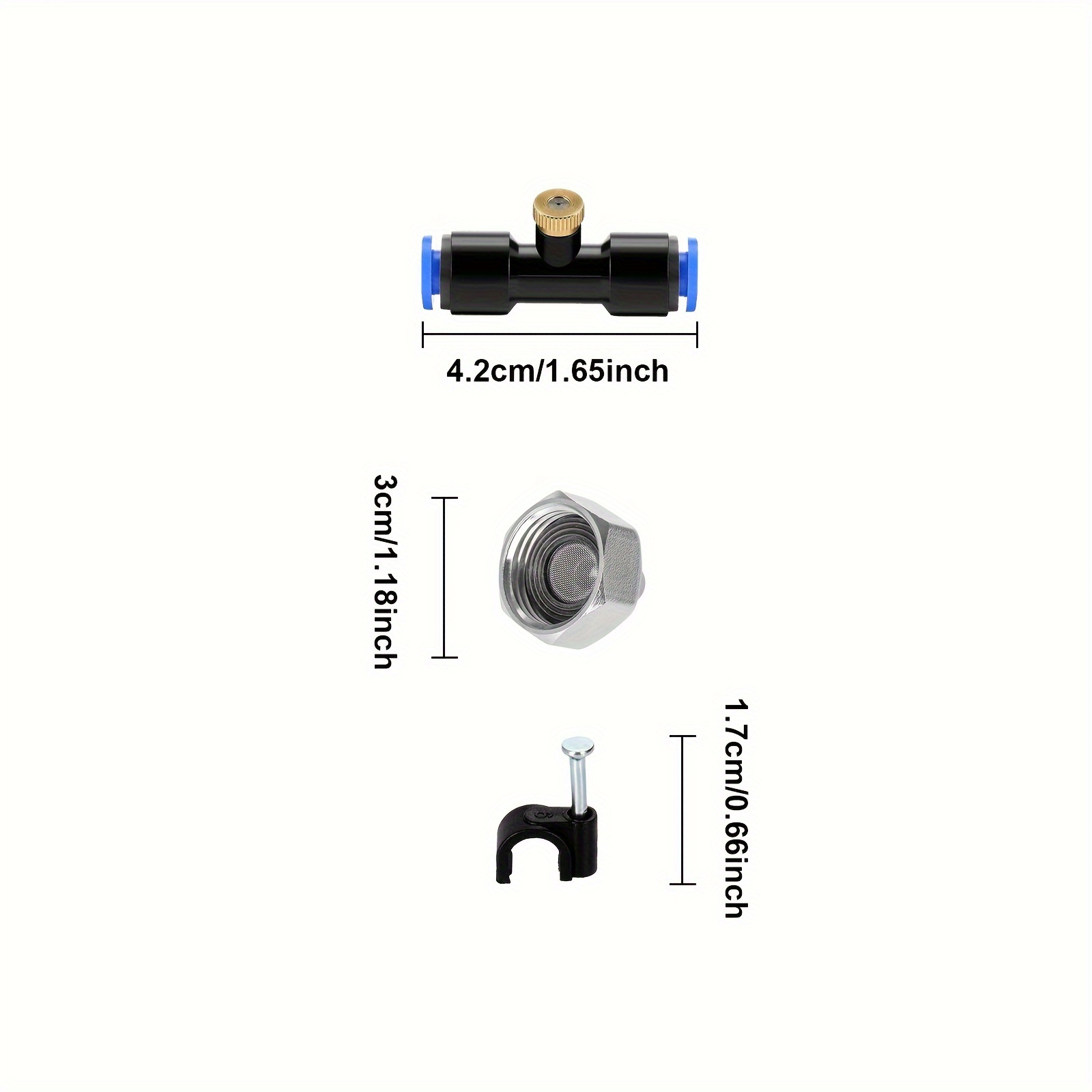 Cooling Mist Misting Line + 6 Brass Misting - Temu