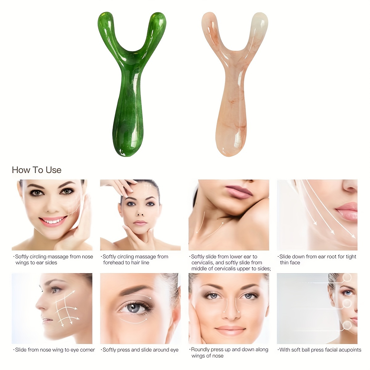 Premium Facial Massage Tool: Soothing Nose & Eye Relief, Ear Scraping ...