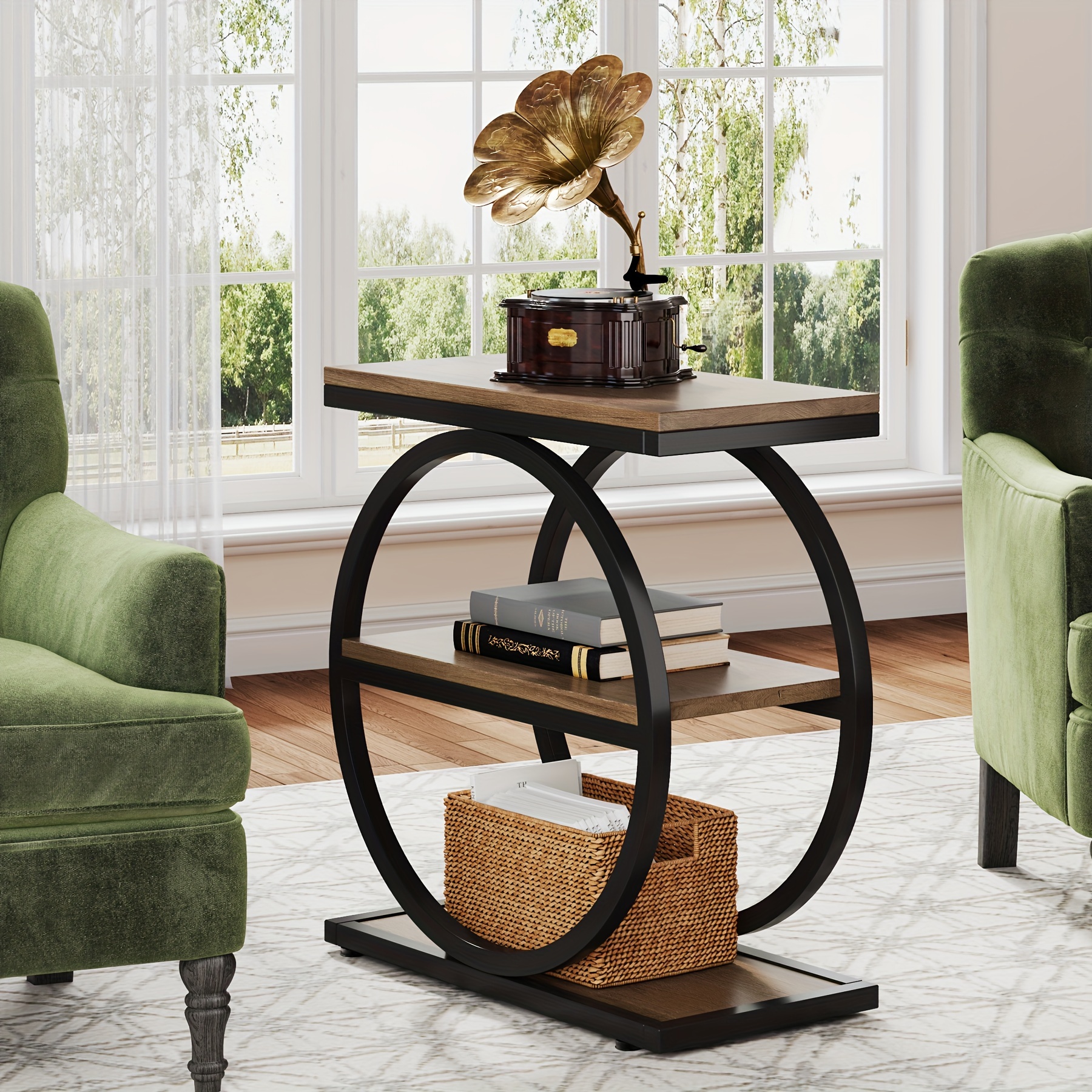 Round side table for bedroom store