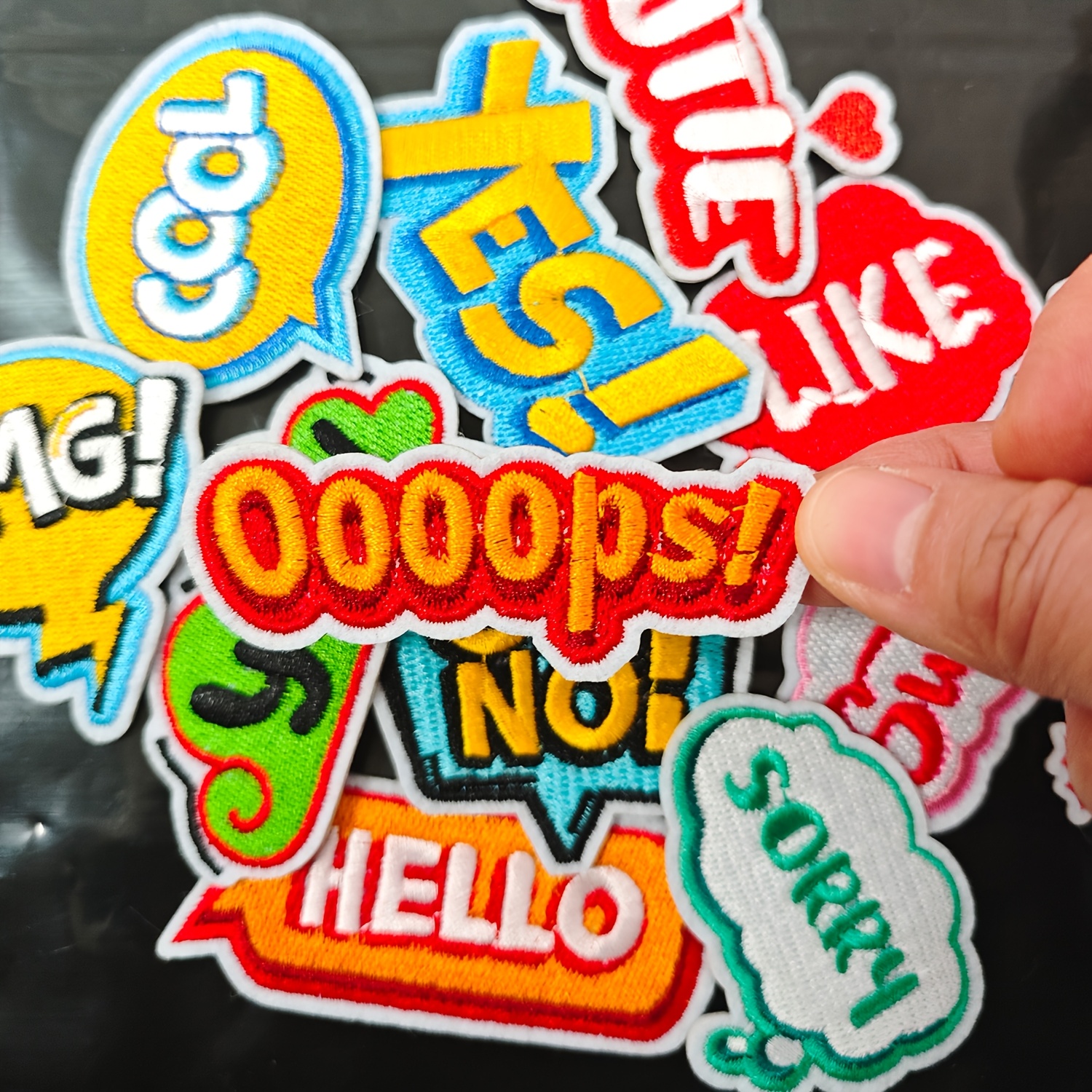 kids iron on patches sold on Temu United States