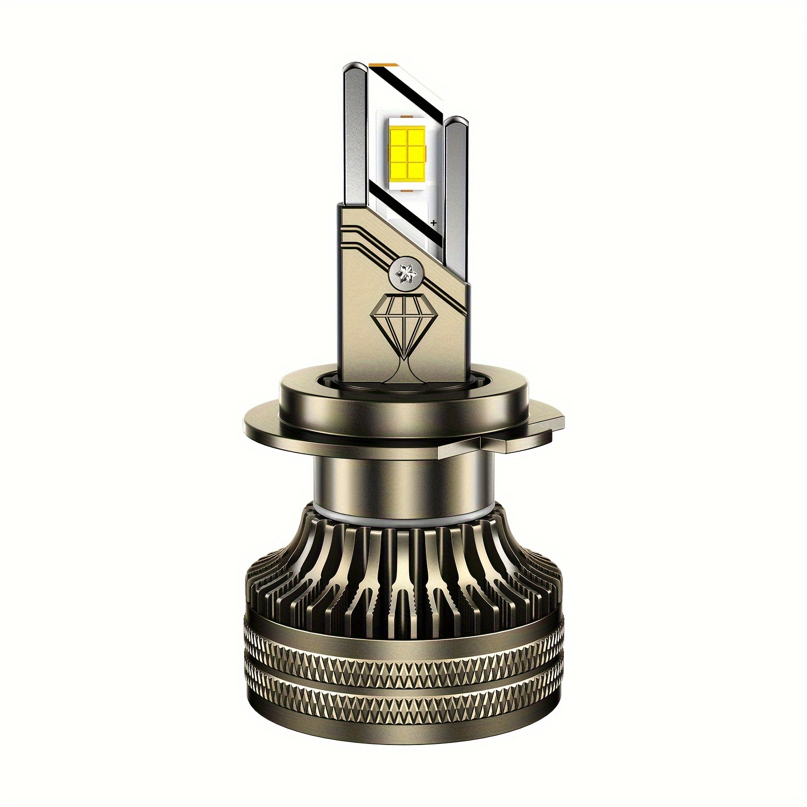 Senrobo High power Led Car Headlight Bulbs 1:1 Size H1 H4 H7 - Temu ...