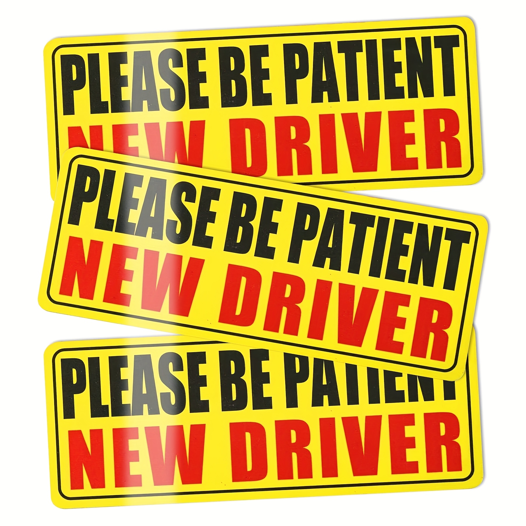 Delivery Driver Safety Sign Delivery Driver Car Magnet 12 × 4 Inches ...