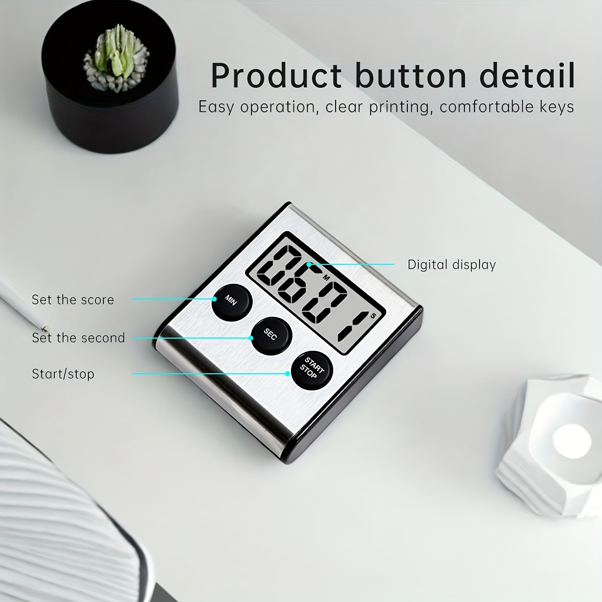 magnet clock sold on Temu United States