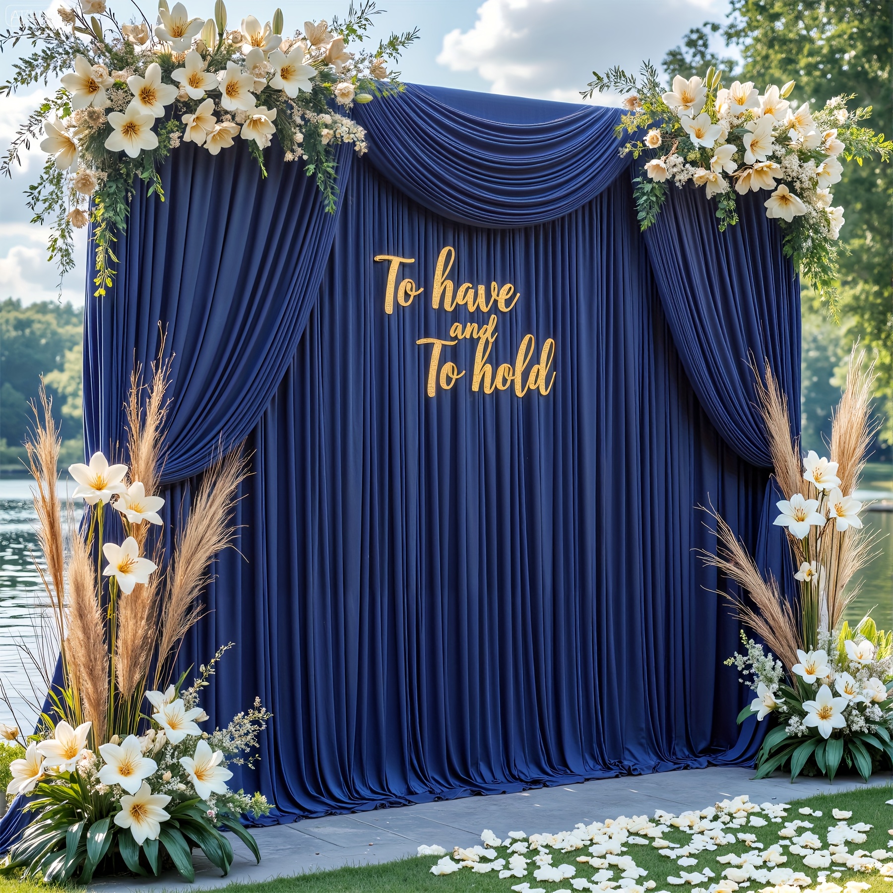 backdrop curtains sold on Temu United States