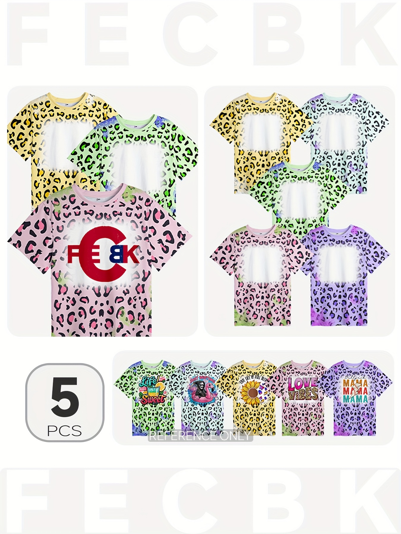 sublimation blanks shirts sold on Temu United States