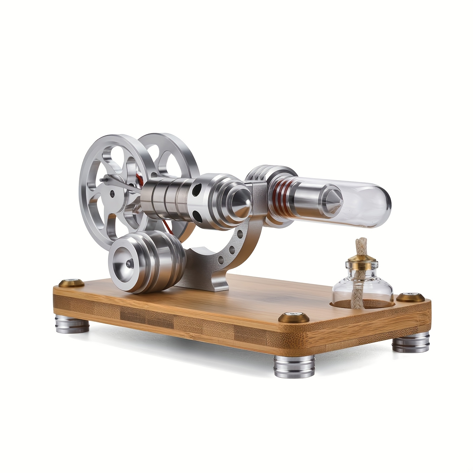 Engine Model Kit Low Temperature Mini Air Stirling Engine Motor Model ...