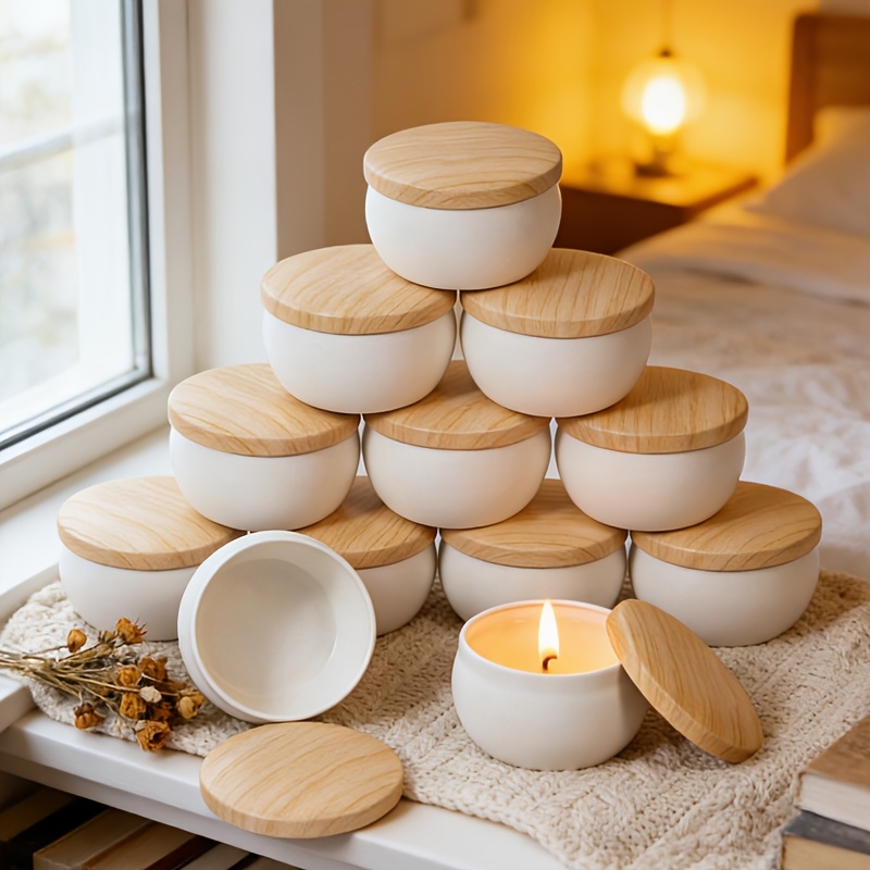 ceramic candle jars sold on Temu United States