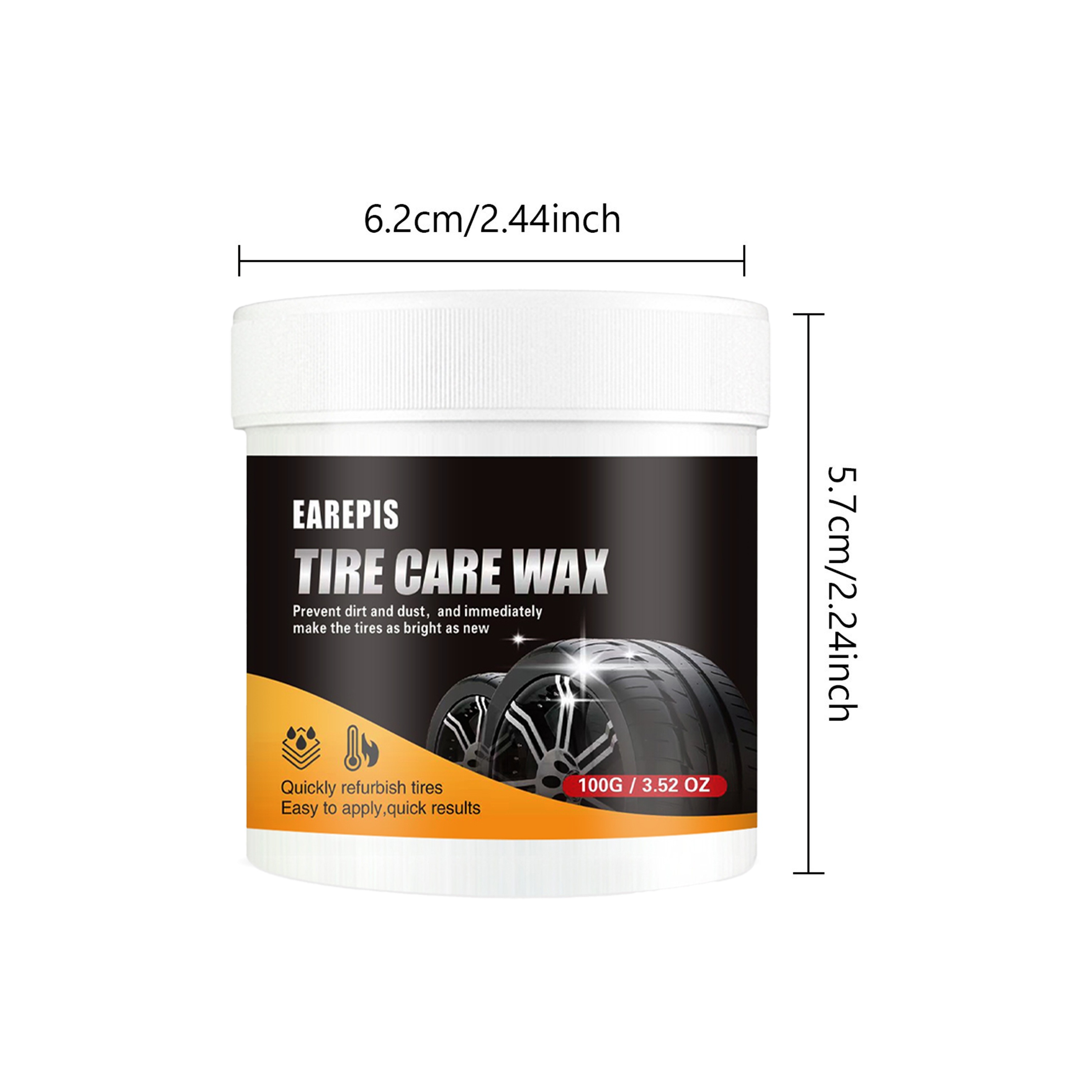 Earepis Wax: +sponge Tire Cream Set Delaying - Temu