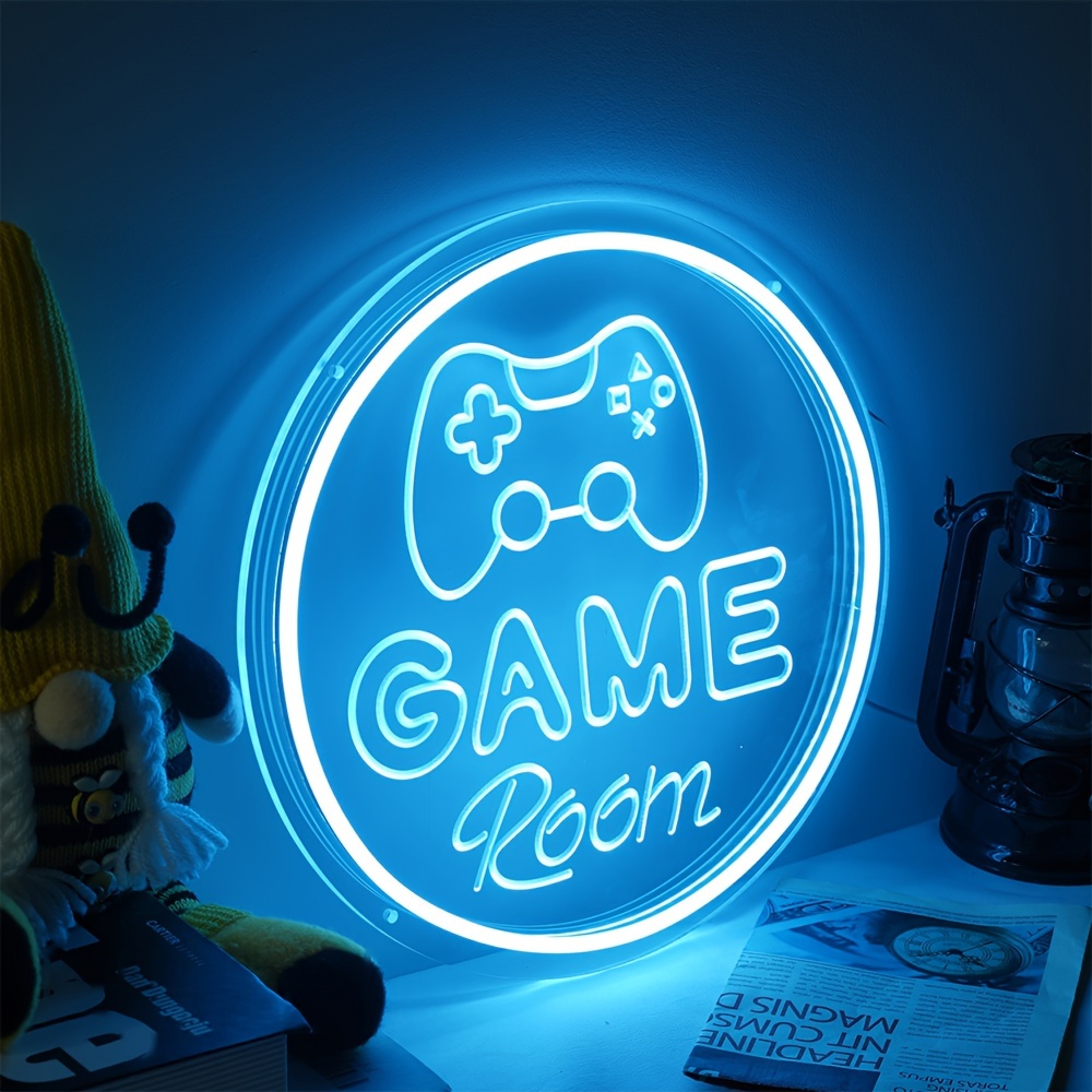 1pc Game Room Neon Sign, Led Neon Lights For Wall Decor Usb Neon Lights ...
