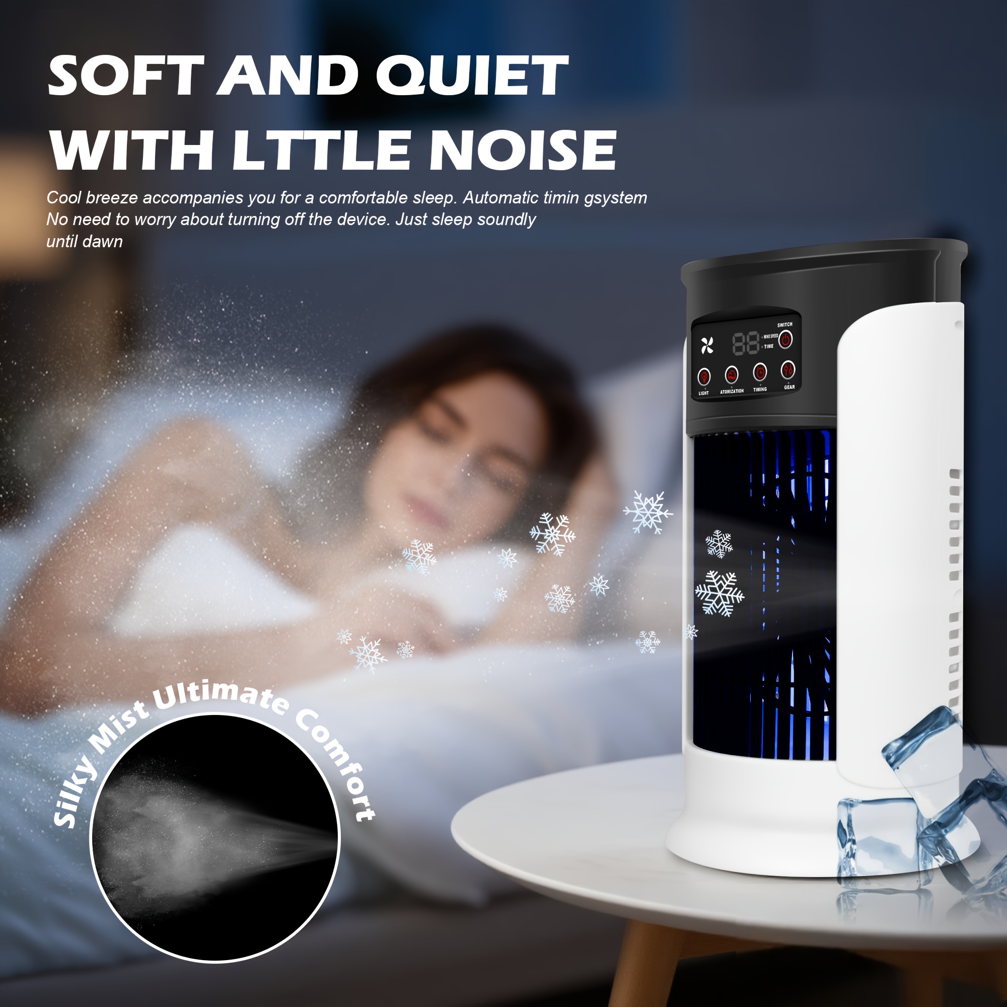 mini air conditioner sold on Temu United States
