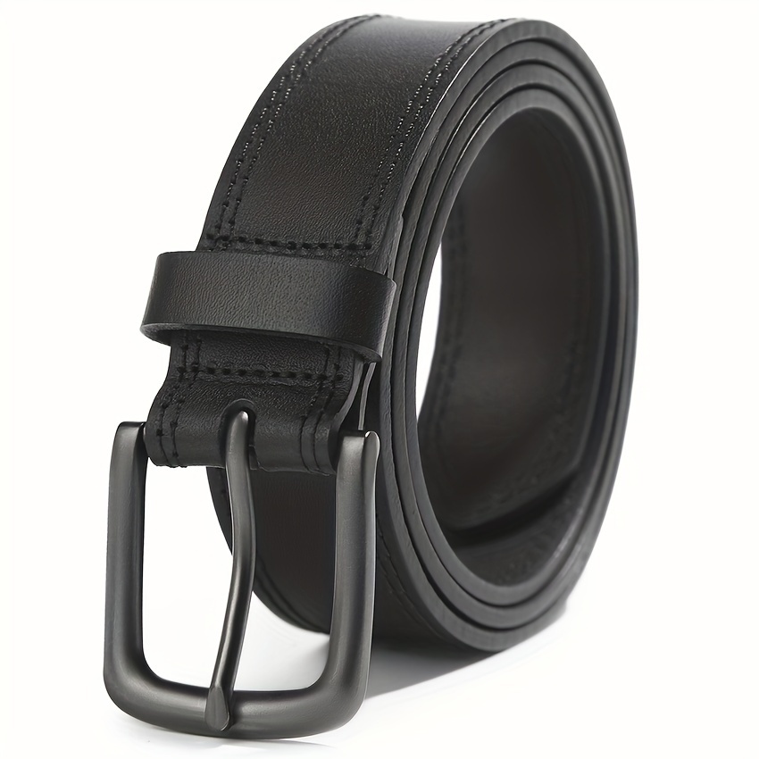 mens leather belts sold on Temu United States