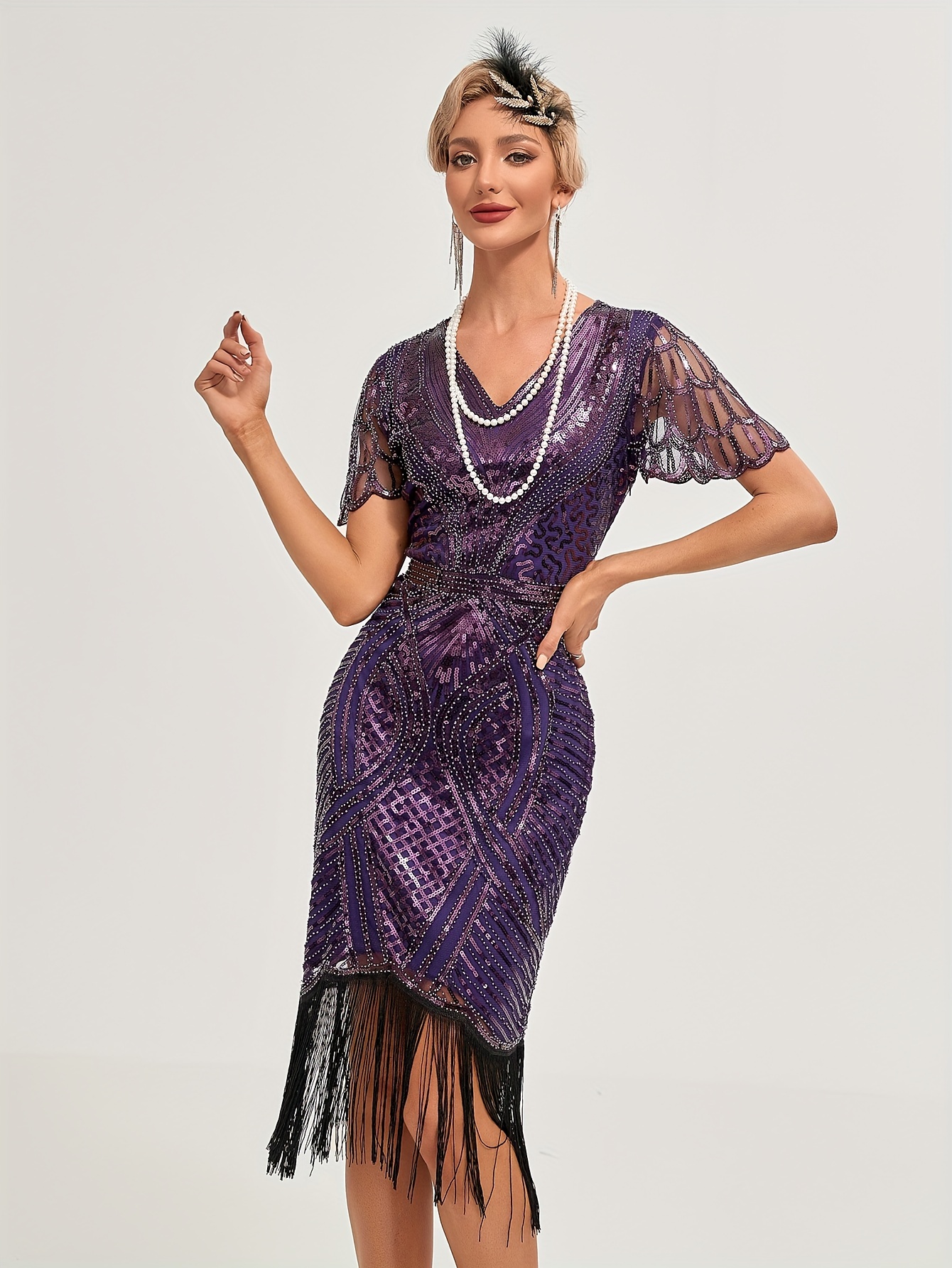 1920s flapper outfit sold on Temu United States
