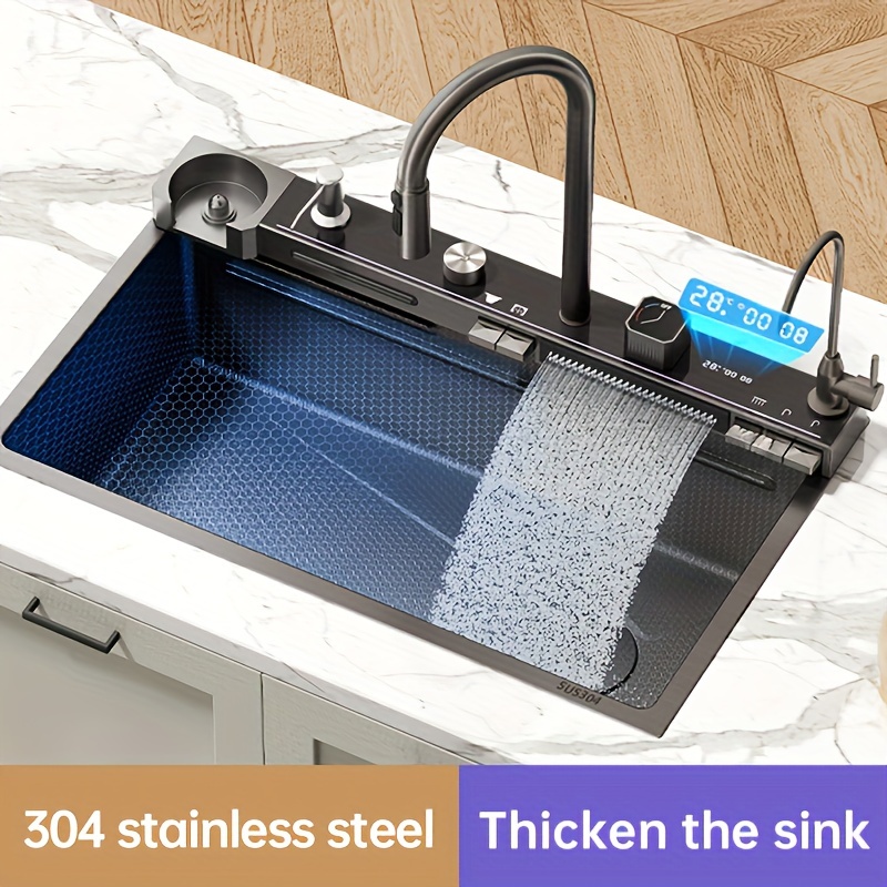 304 Stainless Steel Kitchen Sink/ - Temu
