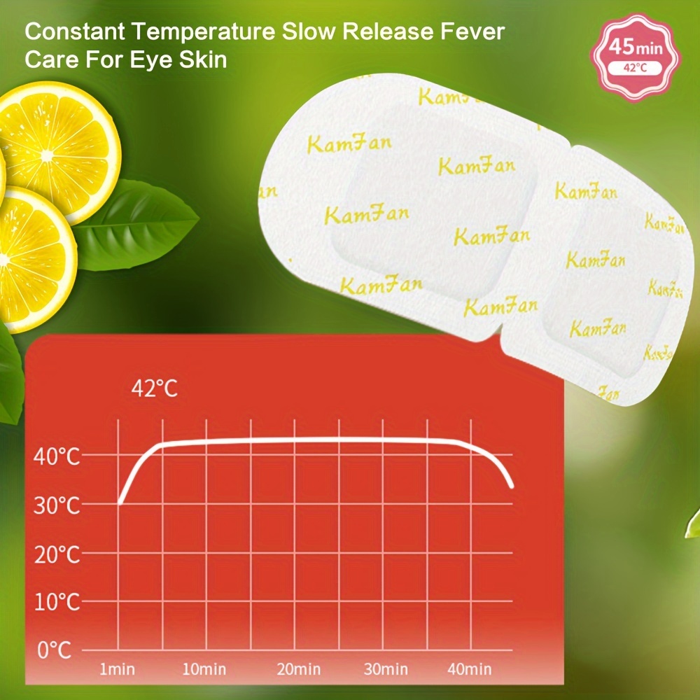 30-piece Vitamin C Steam Eye Masks - Disposable, Soothing Spa-quality ...