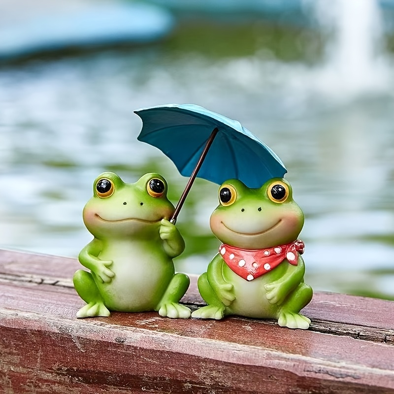 frog garden statues sold on Temu Australia