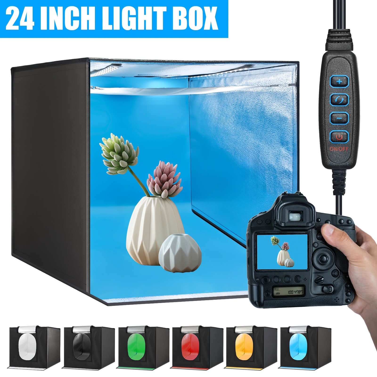 photography light box sold on Temu United States