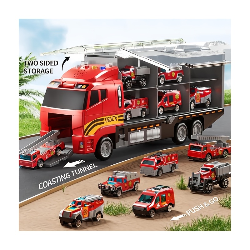 toy trucks sold on Temu United States