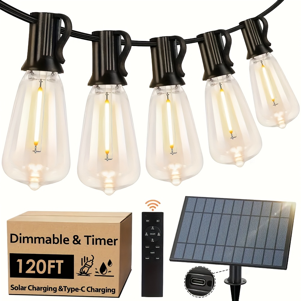 solar lights outdoor sold on Temu United States