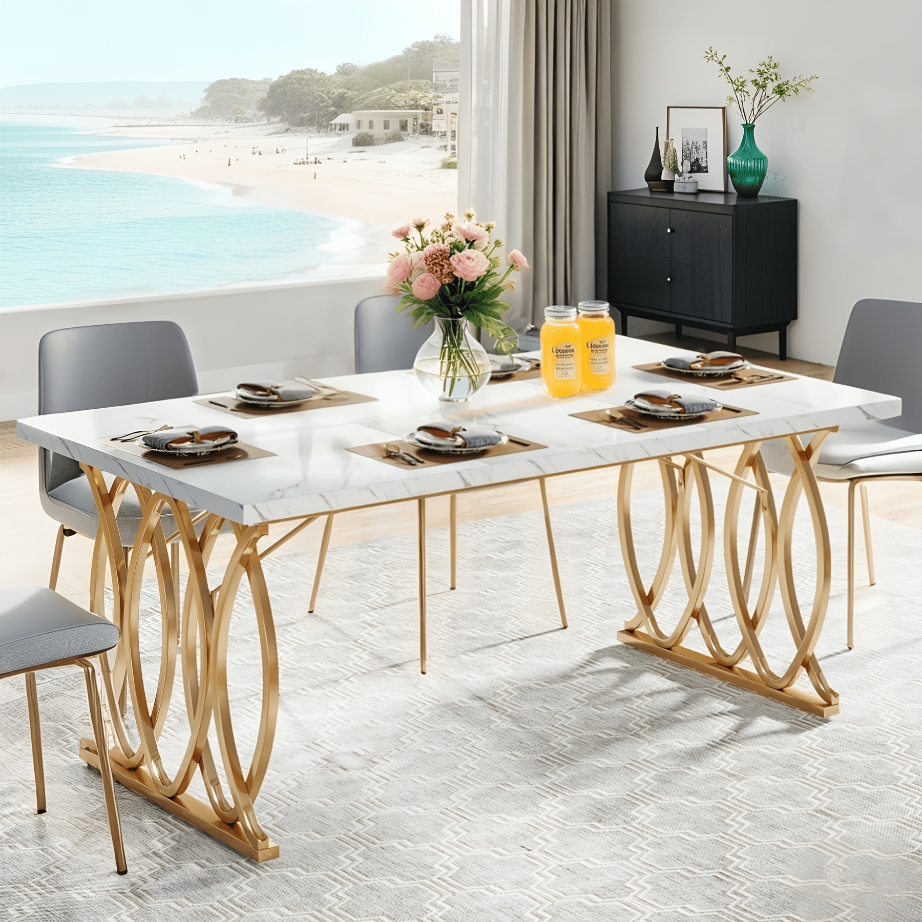 dining tables sold on Temu United States