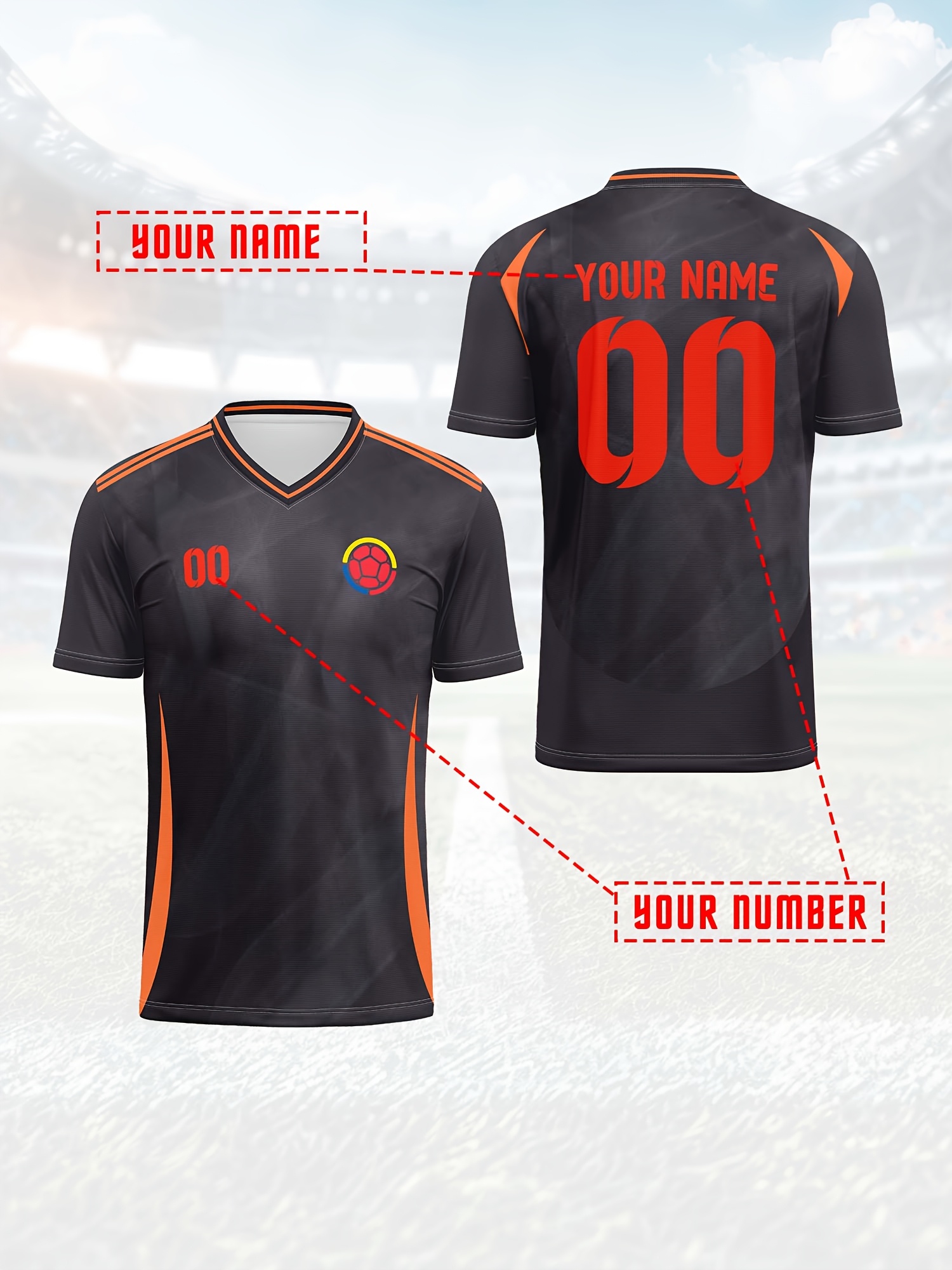 shirt soccer sold on Temu Canada