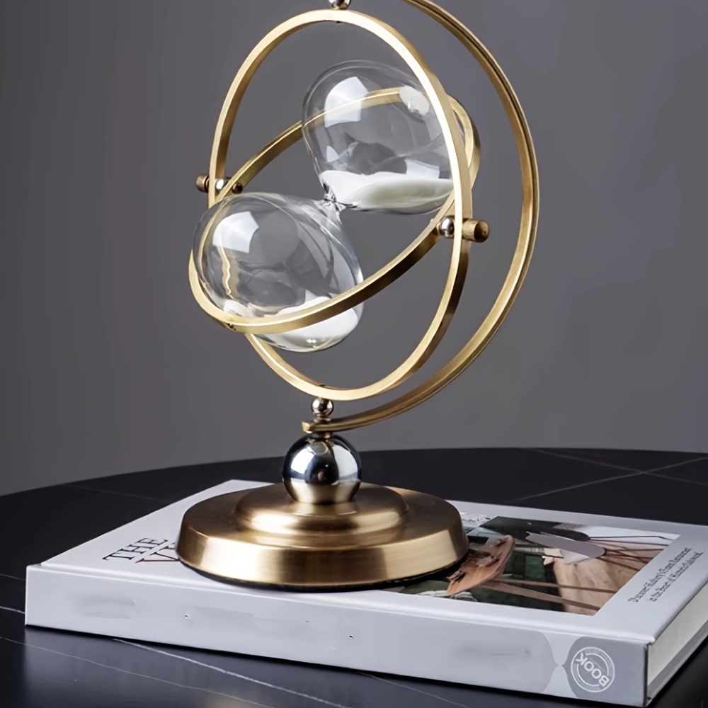 30 minute Glass Sand Timer Geometric Collectible Figurine - Temu South ...