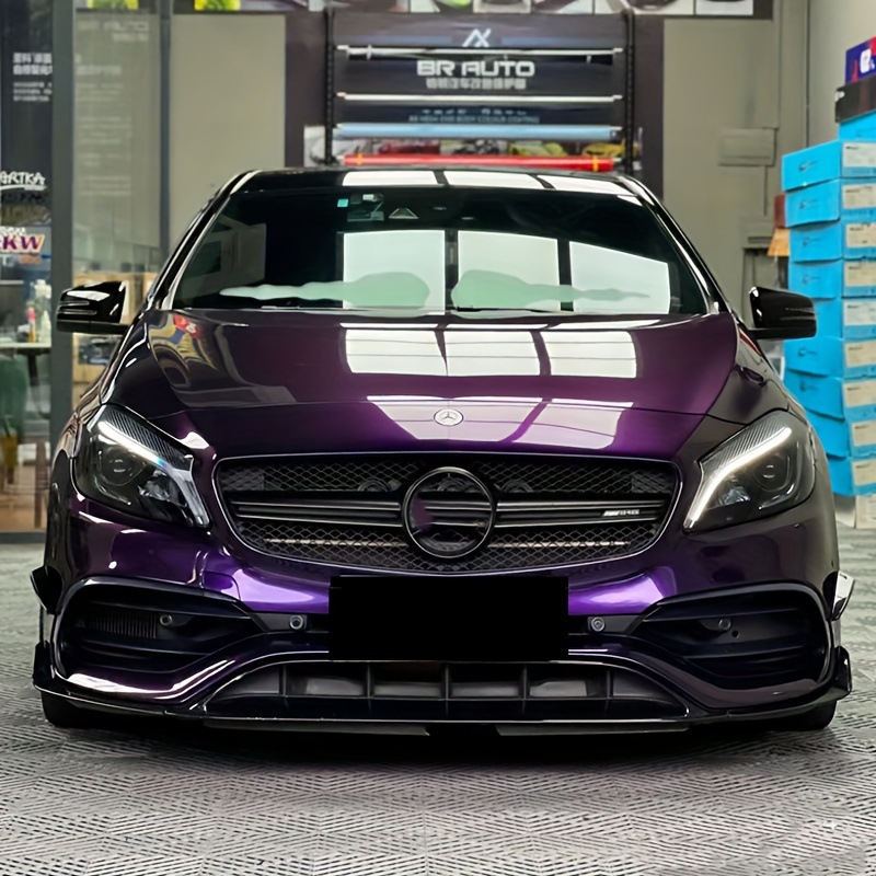 High Glossy Metallic Purple Wrapping Film Vinyl Wrap Vehicle Car Decal Sticker Foil Without Bubble