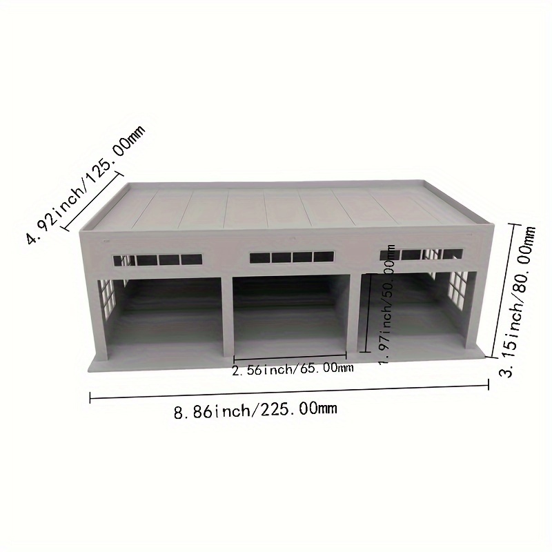 Wwii Tank Repair Workshop Model Kit - 1:72 Scale Plastic Building For ...