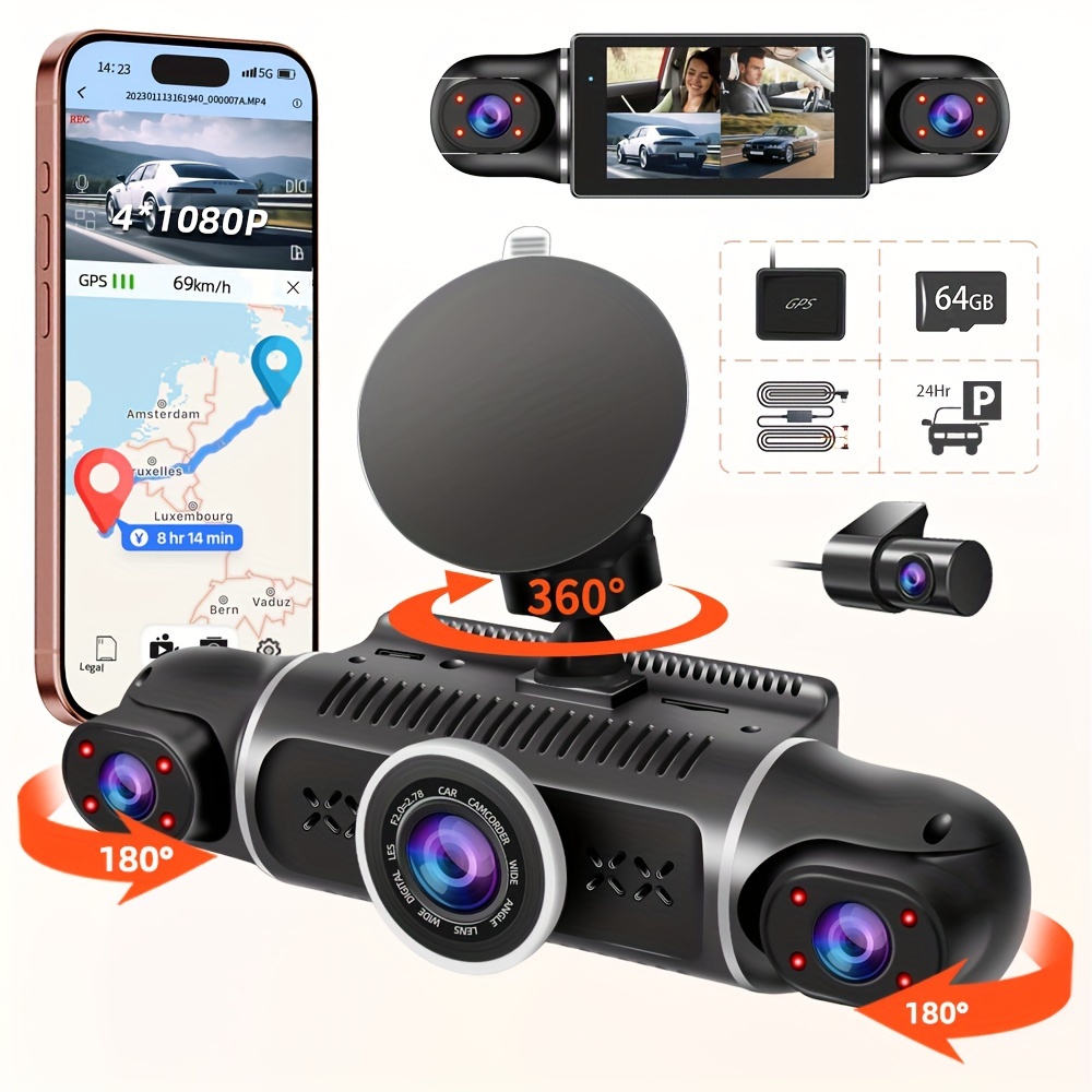 dash cameras sold on Temu United States