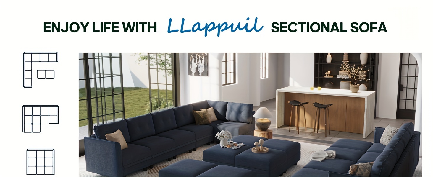 Modular Sectional Sofa Reversible Chaise U Shaped - Temu