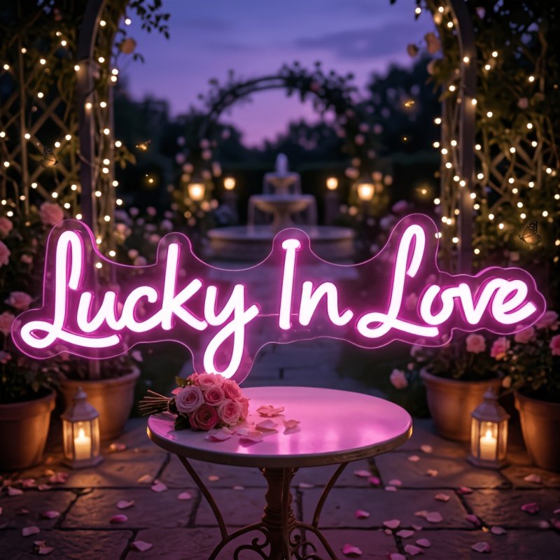 personalised neon signs sold on Temu United States