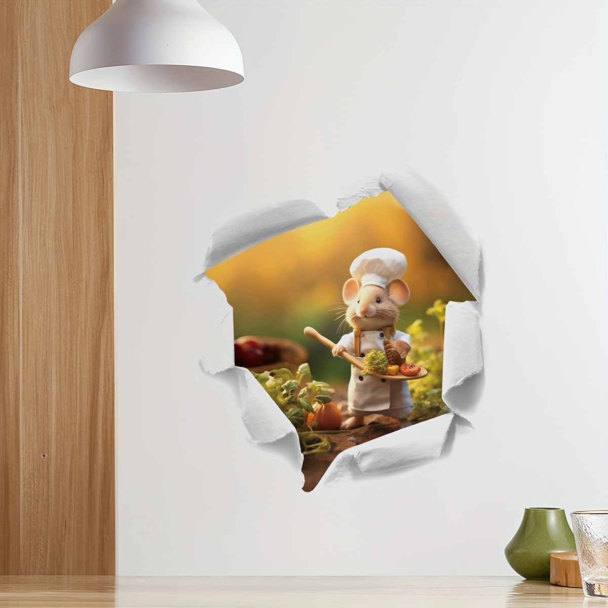 Creative Tear Paper 3d Three dimensional Cute Chef Little - Temu United ...