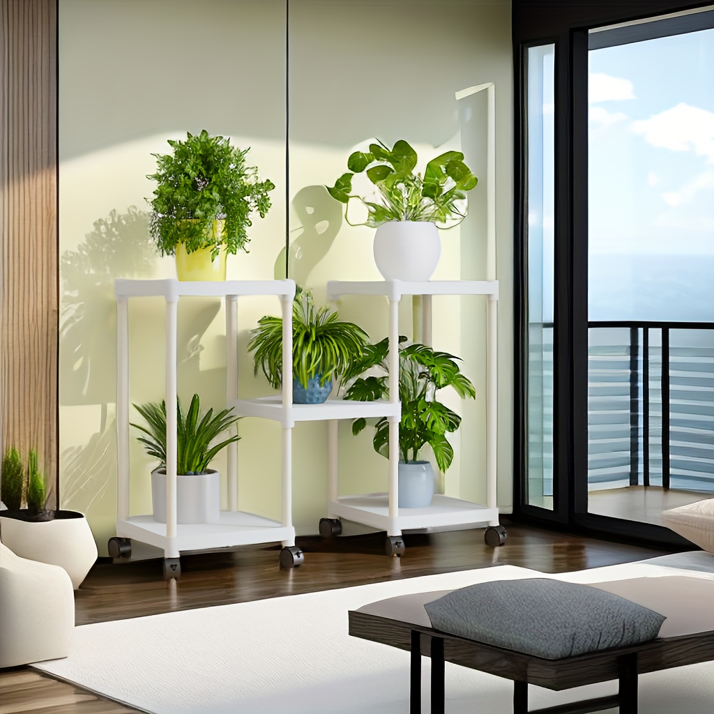 Pulley Flower Stand Rollers Balcony Living Room Multi layer - Temu ...