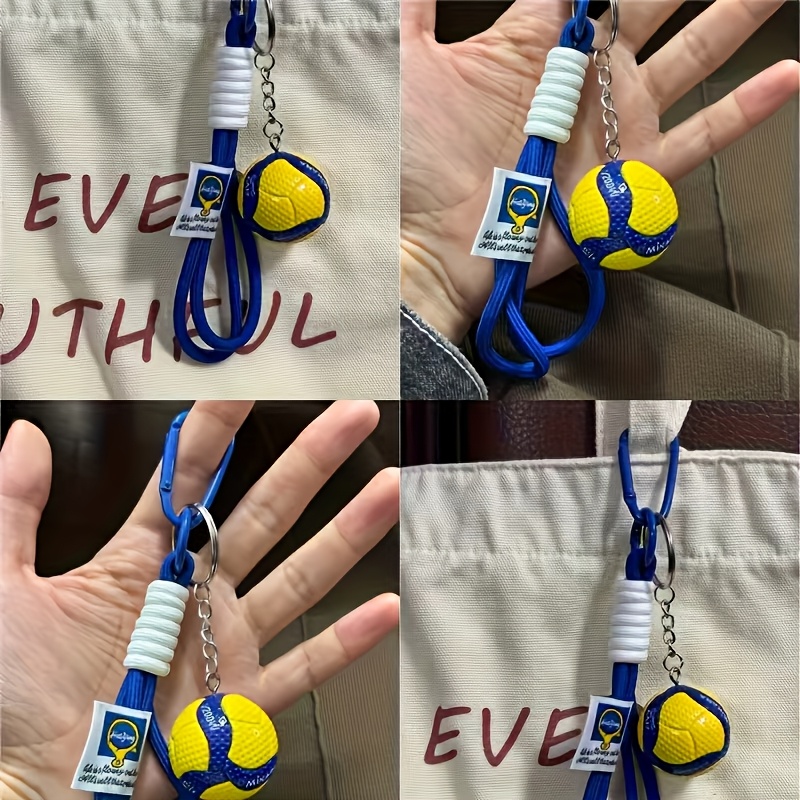 volleyball keychain sold on Temu Canada