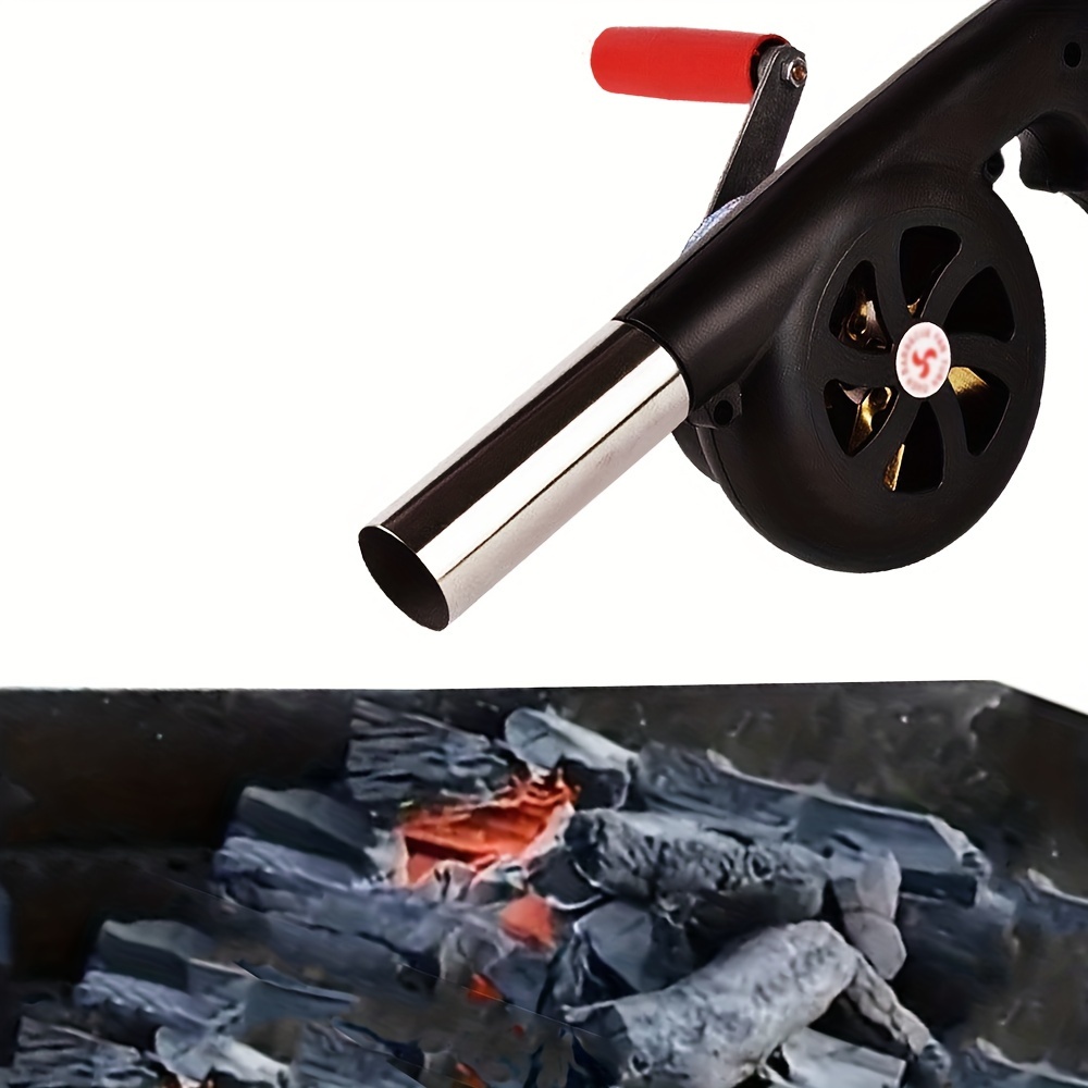 Portable Stainless Steel Fire Blower For Camping Bbq Control Paint ...