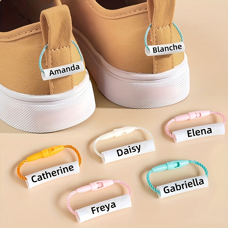 custom name tags sold on Temu Philippines