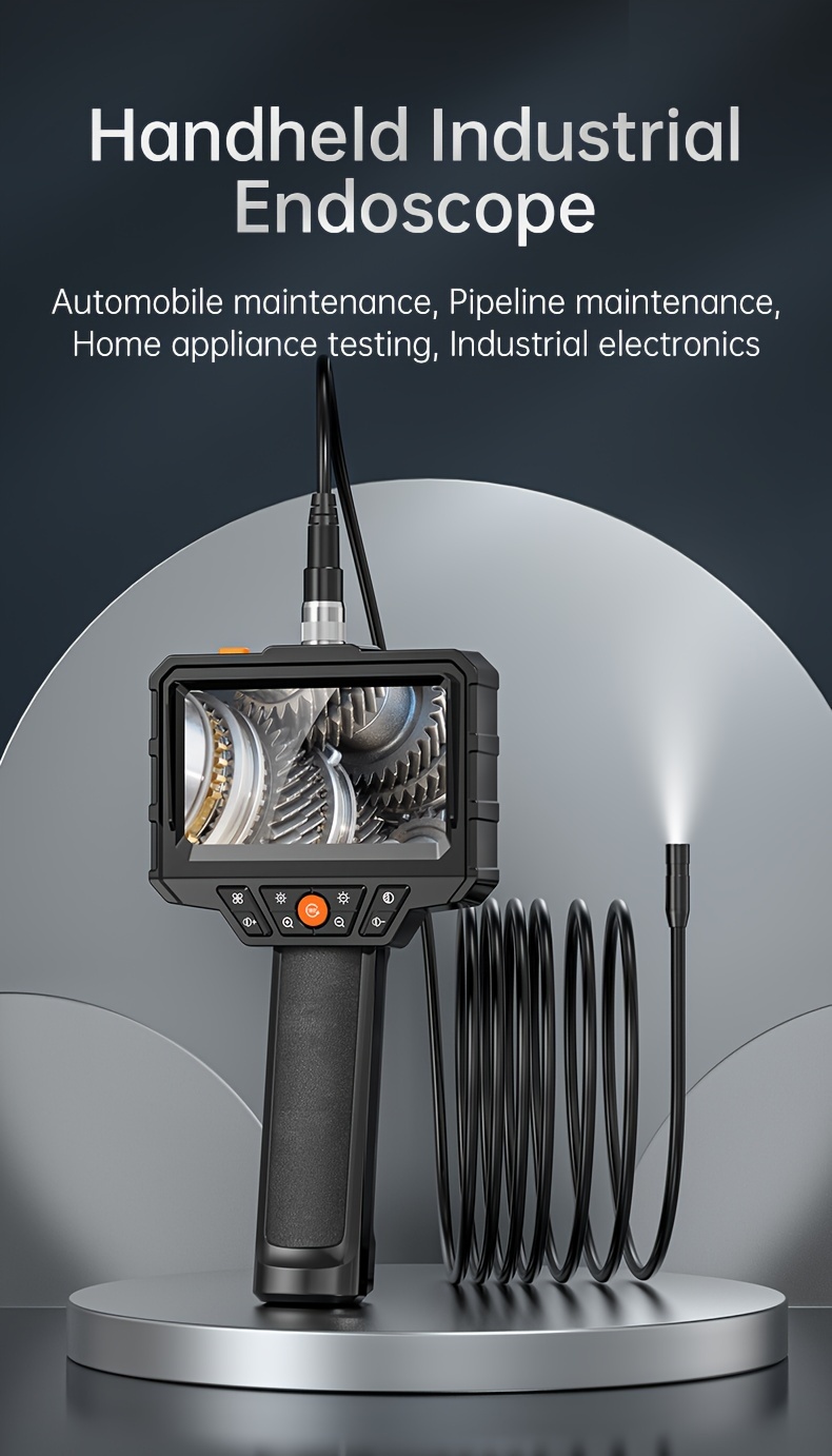 Industrial Hd Endoscope Camera Ips Screen Usb Charging - Temu Philippines