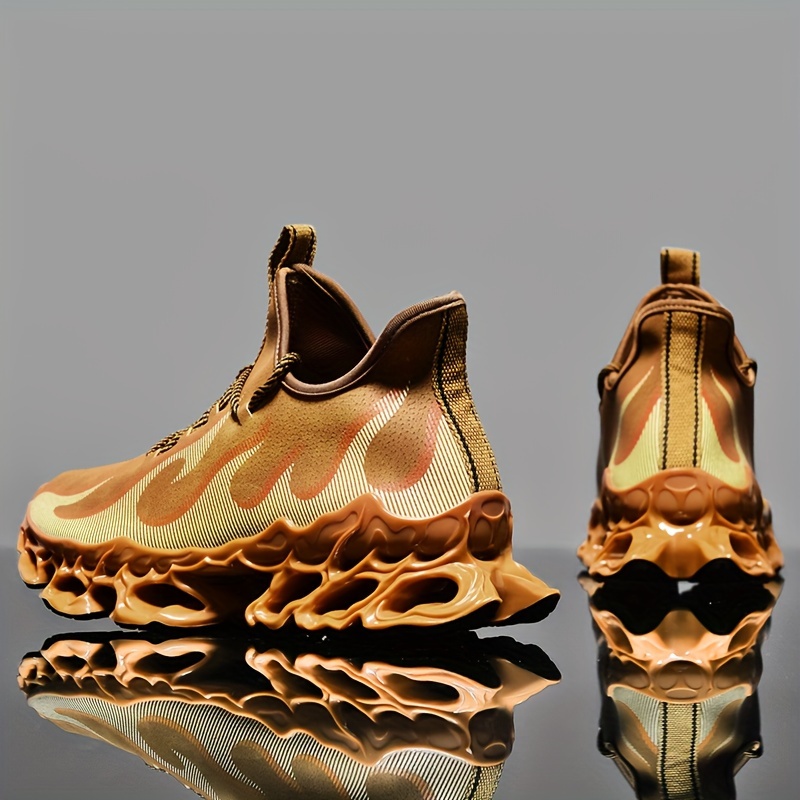 Shock Absorption Blade Type Shoes Men's Breathable Lace Non - Temu New ...