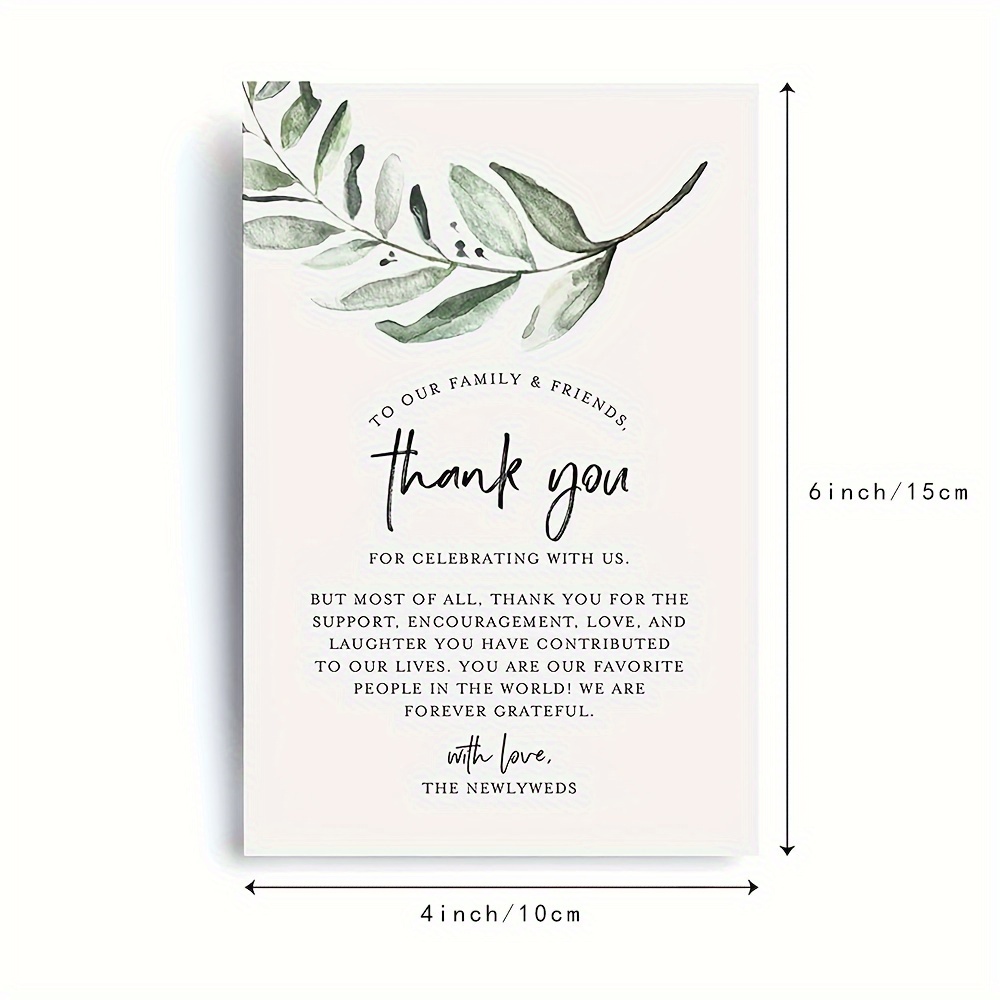 Wedding Thank Tent Cards Table - Temu United