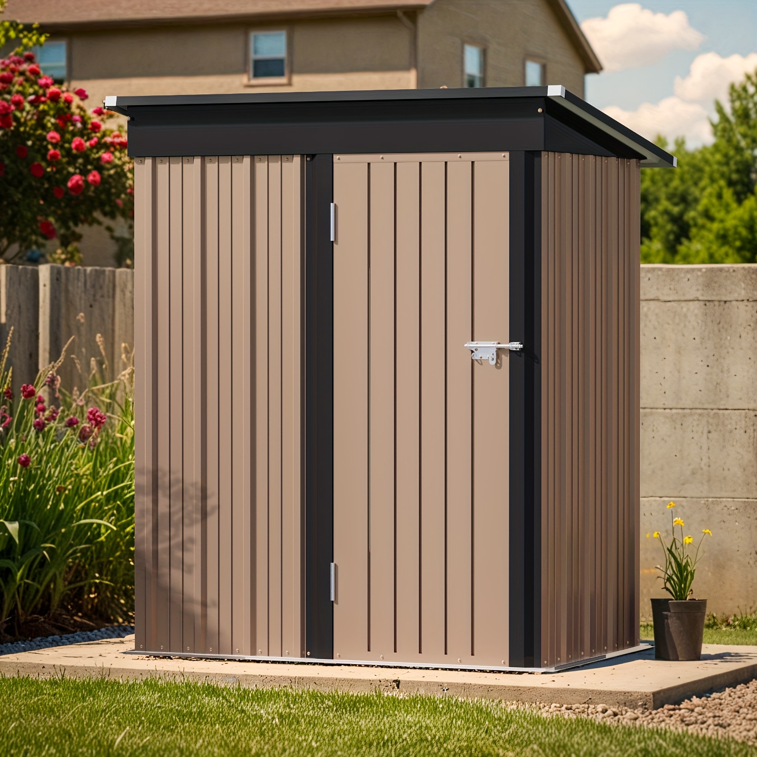 outdoor storage containers sold on Temu United States